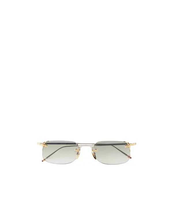 JACQUES MARIE MAGE Rimless Square-frame Titanium Sunglasses