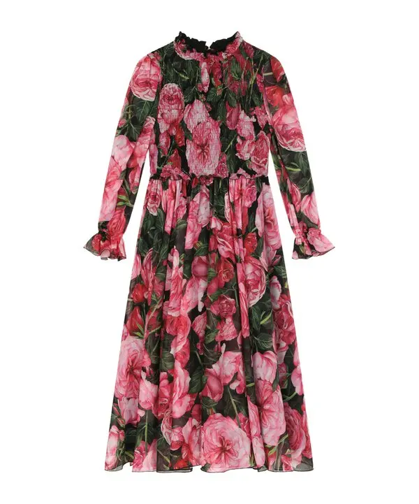 Dolce & Gabbana Georgette Dress - Multicolor