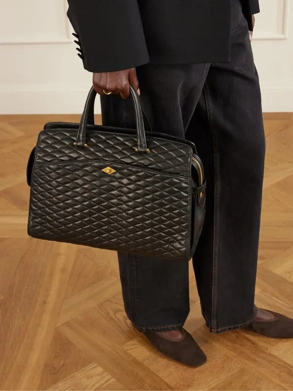 METIER Private Eye Quilted Leather Tote