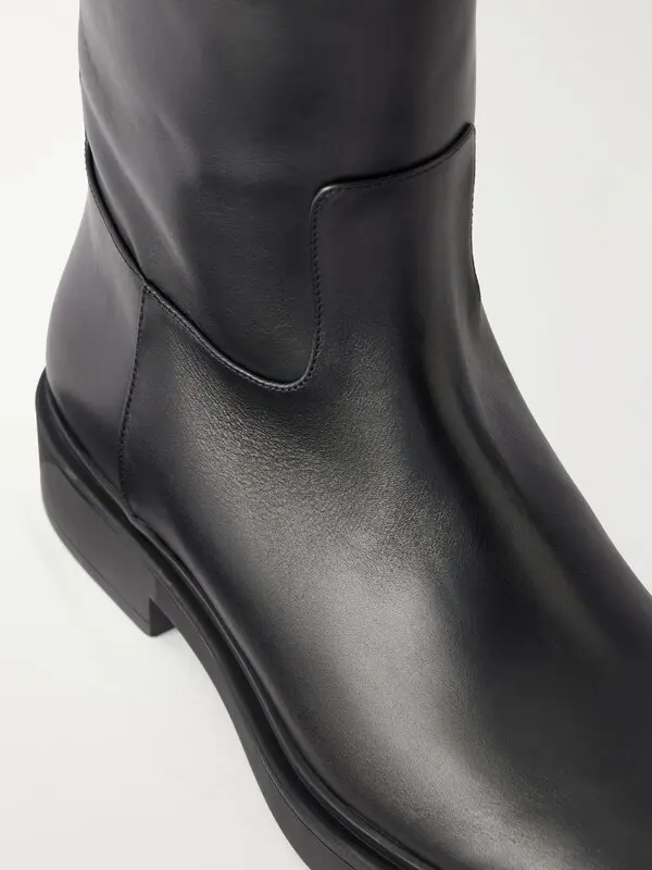 AQUAZZURA Leather Knee Boots