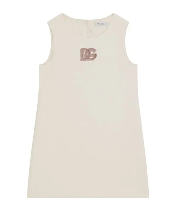 Dolce & Gabbana Logo-embroidered Sleeveless Dress