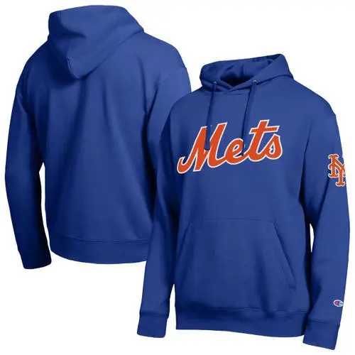 Champion New York Mets All Star Wordmark Hoodie - Royal
