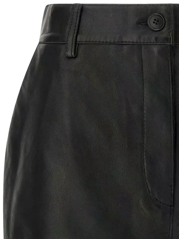 P.a.r.o.s.h Maciock26 Leather Mini Skirt