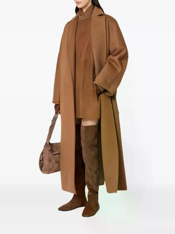 Max Mara Notched-lapel Cashmere Coat