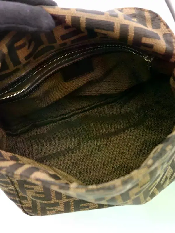 Fendi 20th Century Zucca Canvas Shoulder Bag