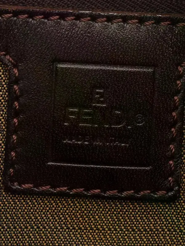 Fendi 20th Century Zucca Canvas Shoulder Bag