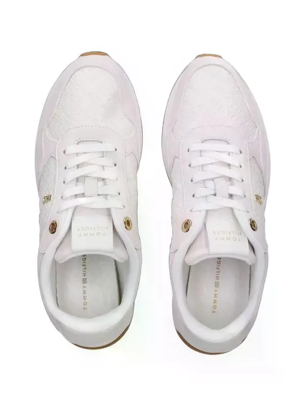 Tommy Hilfiger Th Monogram Plaque Serrated Sneakers