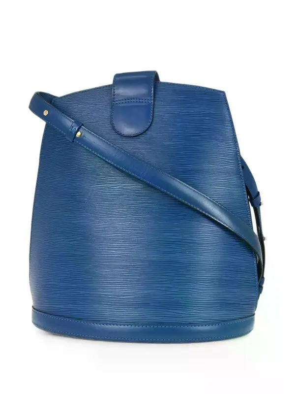 LOUIS VUITTON 1997 Cluny Epi Leather Bucket Bag