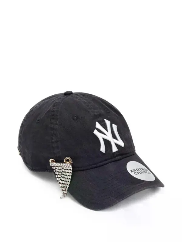 ANOTHER CHANCE Embellished Logo-embroidered Cap
