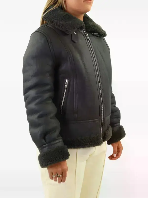 GOOSECRAFT Artica Lammy Shearling-trimmed Jacket