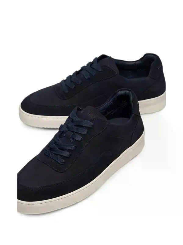 Filling Pieces Mondo Grain-texture Suede Sneakers