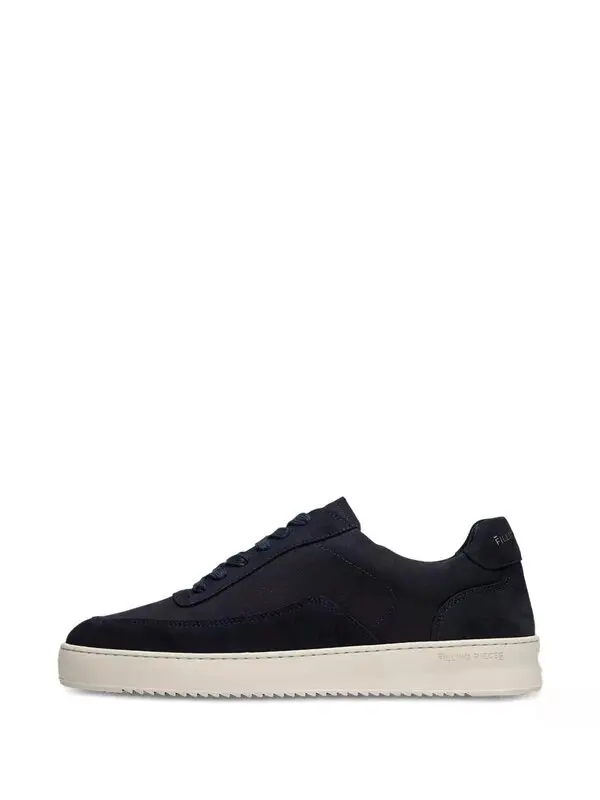 Filling Pieces Mondo Grain-texture Suede Sneakers - Blue
