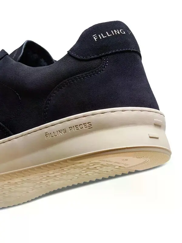 Filling Pieces Mondo Grain-texture Suede Sneakers - Blue