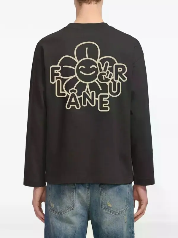 FLANEUR Happy Flower Floral-print T-shirt