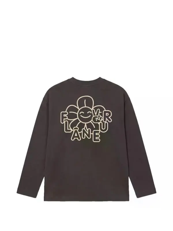 FLANEUR Happy Flower Floral-print T-shirt