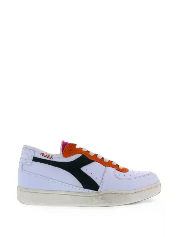 DIADORA Mi Basket Row Cut Sneakers - White