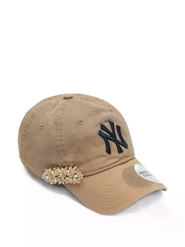 ANOTHER CHANCE Embellished Logo-embroidered Cap