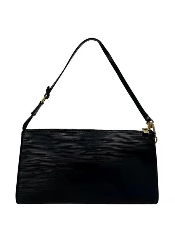 LOUIS VUITTON 2002 Epi Pochette Accessoires Shoulder Bag - Black