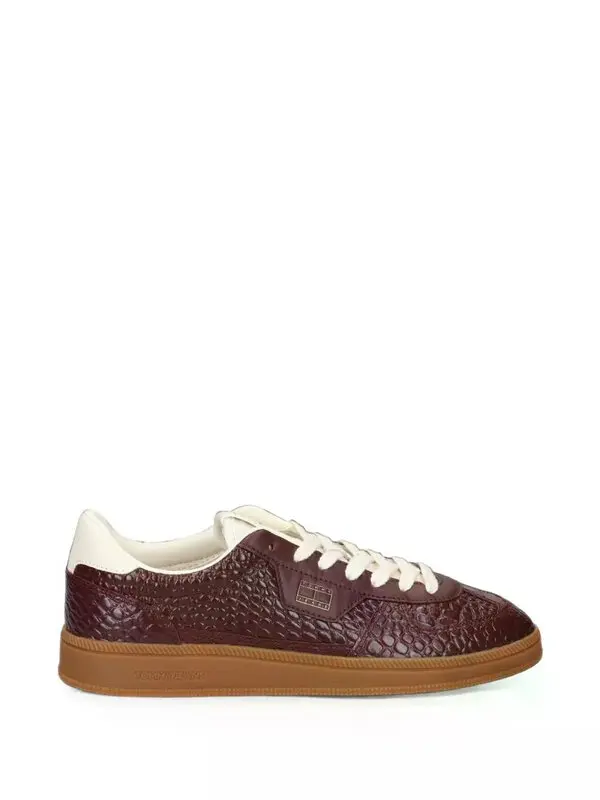 Tommy Hilfiger Croc-effect Low-top Sneakers