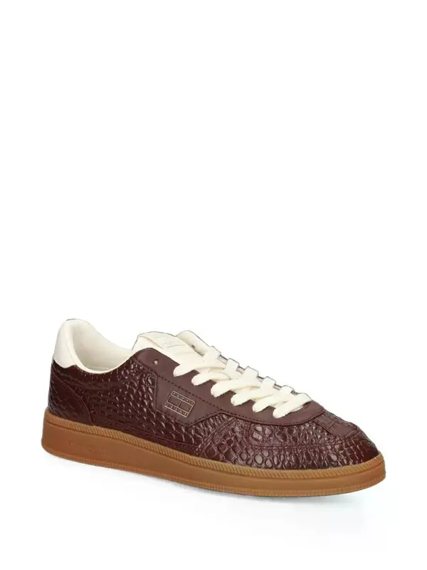Tommy Hilfiger Croc-effect Low-top Sneakers