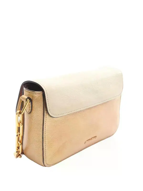 Miu Miu 2010-2026 Leather Sound Lock Crossbody Bag