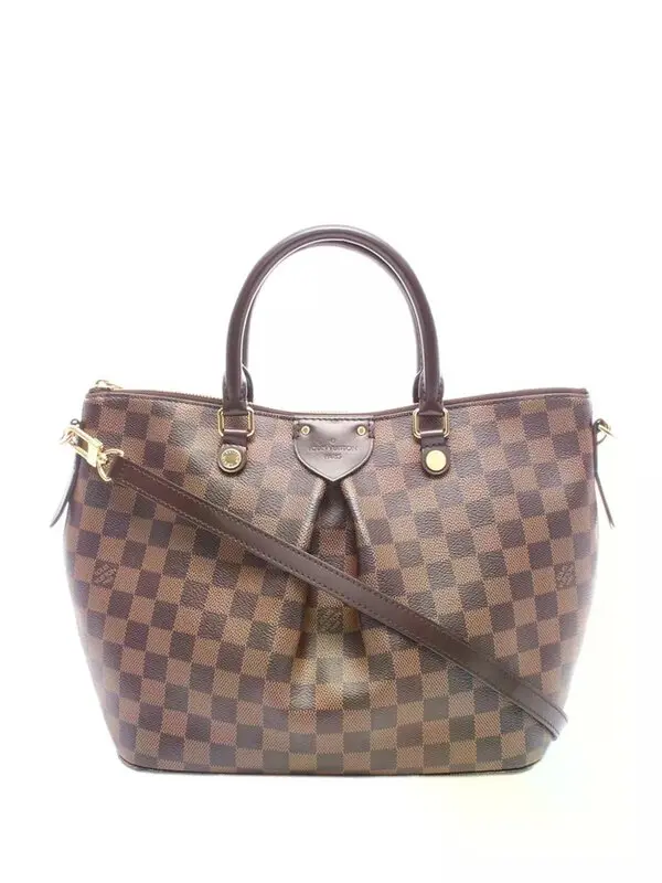 LOUIS VUITTON 2015 Damier Ebene Siena Pm Satchel