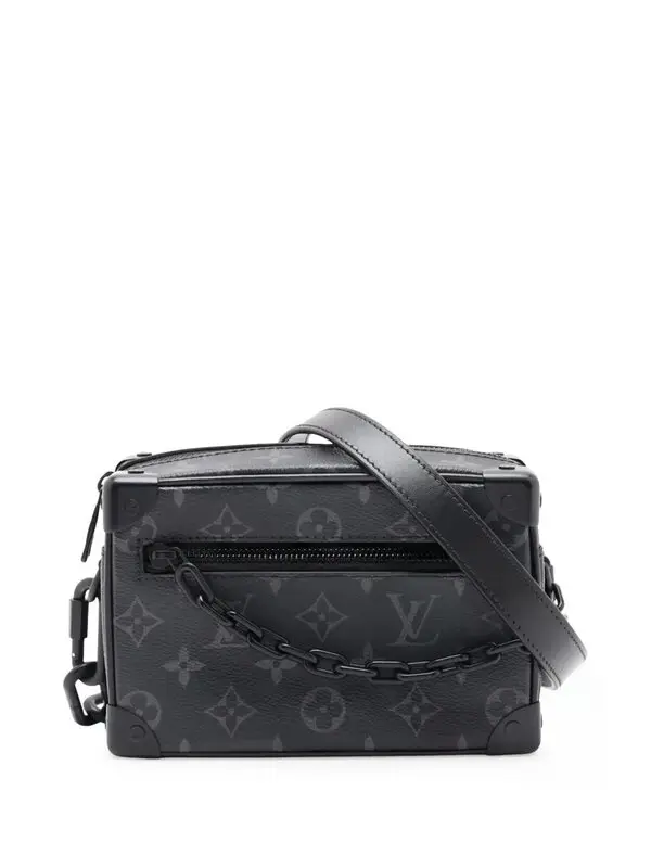 LOUIS VUITTON 2021-2026 Monogram Eclipse Mini Soft Trunk Crossbody Bag - Black