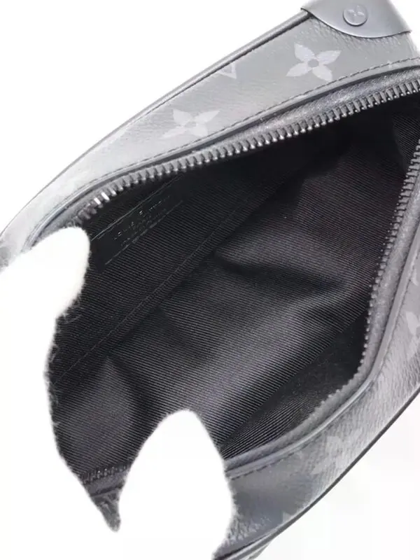 LOUIS VUITTON 2021-2026 Monogram Eclipse Mini Soft Trunk Crossbody Bag - Black