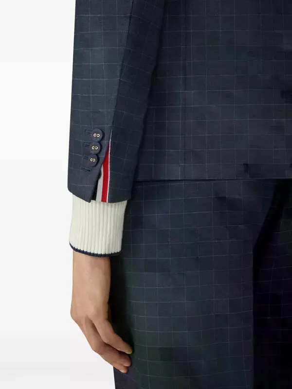 Thom Browne Windowpane Checked Blazer