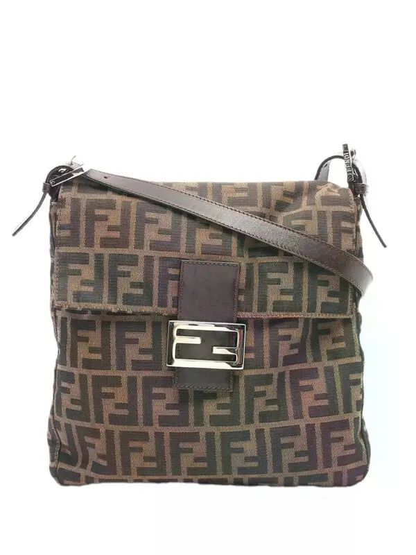 Fendi 20th Century Zucchino Canvas Crossbody Bag