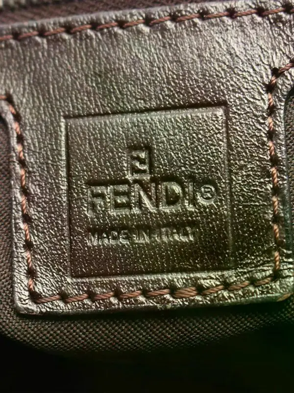 Fendi 20th Century Zucchino Canvas Crossbody Bag
