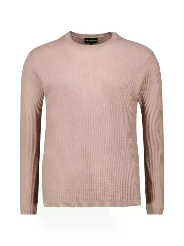 Emporio Armani Ribbed-knit Crew-neck Sweater
