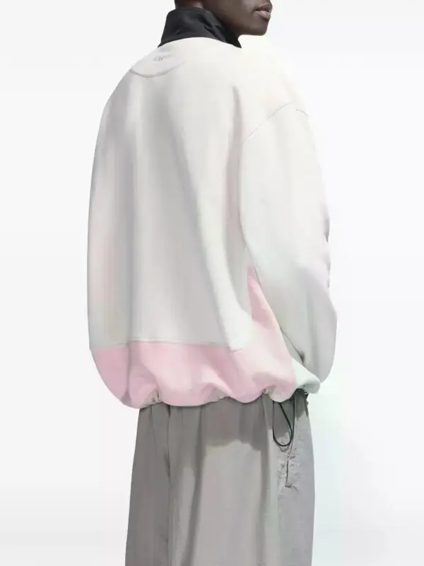 FLANEUR Badge Half-zip Sweatshirt