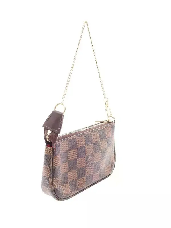 LOUIS VUITTON 2010 Damier Ebene Trunks And Bags Mini Pochette Accessoires Handbag