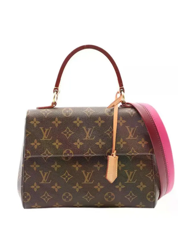 LOUIS VUITTON 2017 Monogram Cluny Bb Satchel - Brown
