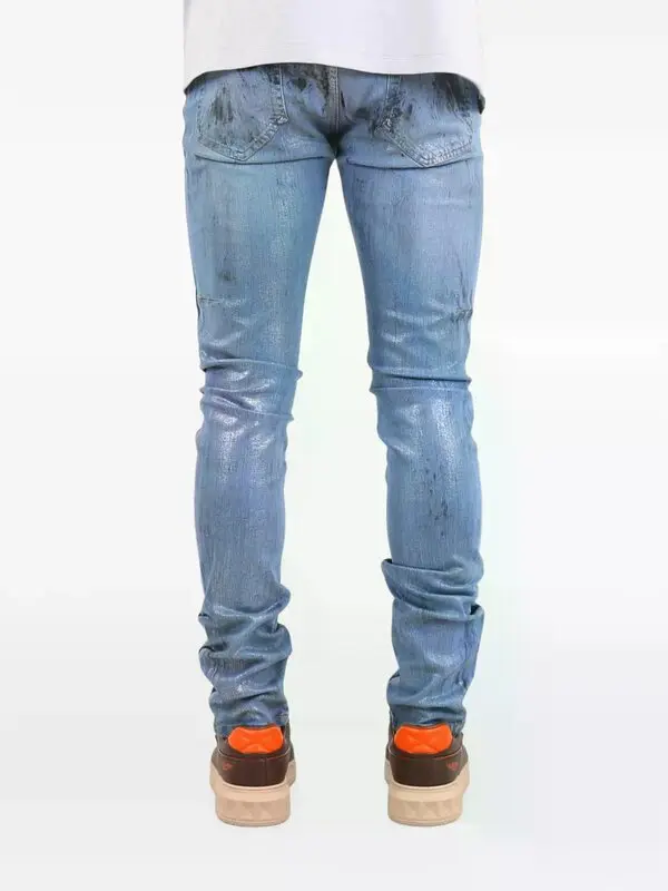 FLANEUR Side-stripe Skinny Jeans