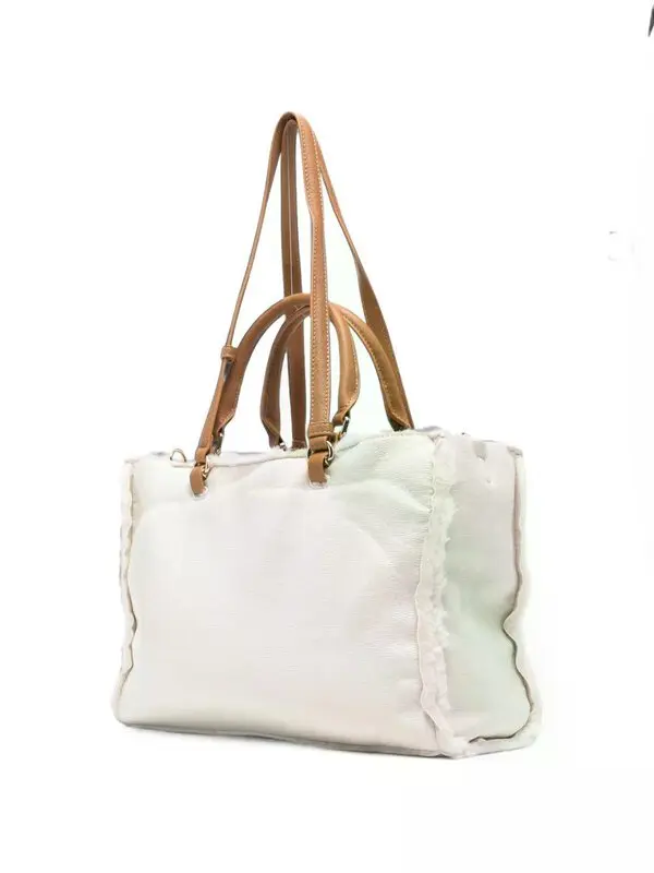 ERMANNO FIRENZE Crochet-embroidery Tote Bag
