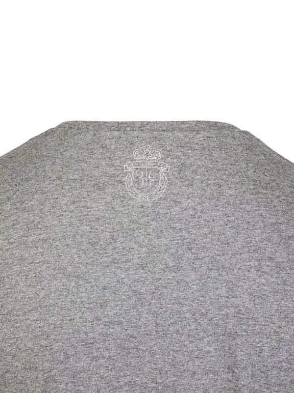 BILLIONAIRE Logo-print Snakeskin-effect T-shirt