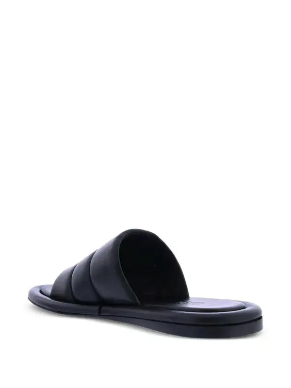 TORAL SHOES Padded Leather Slides