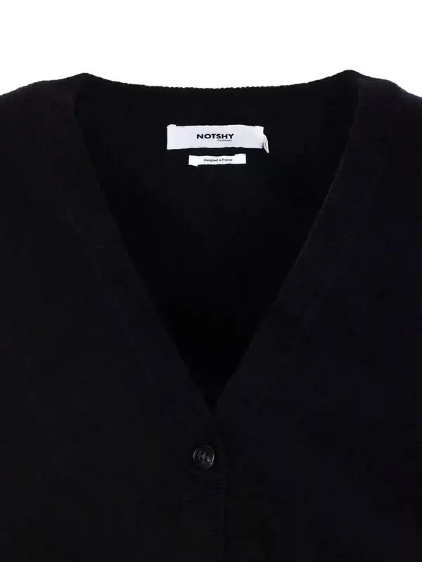 NOTSHY V-neck Patch-pocket Cardigan
