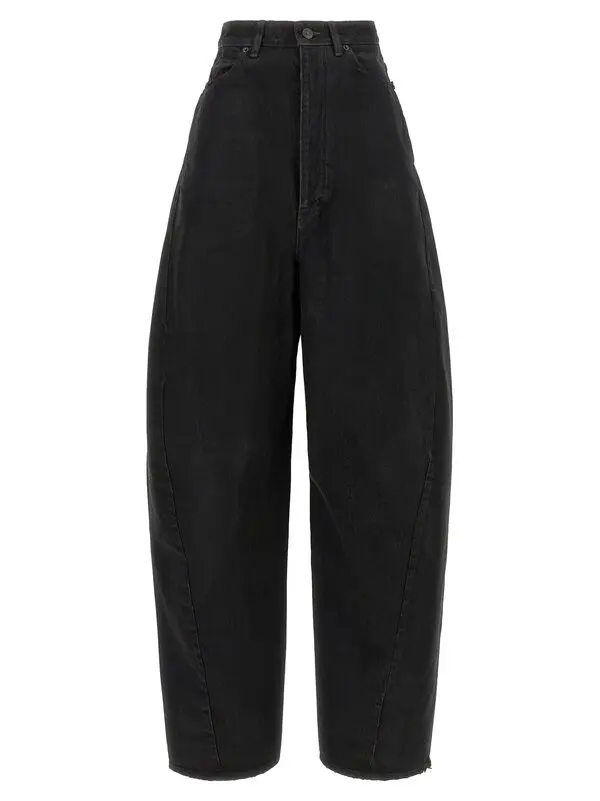 Balenciaga Barrel Leg Jeans - Black