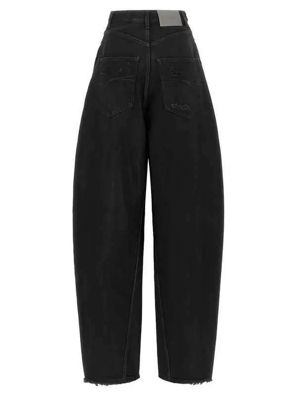 Balenciaga Barrel Leg Jeans - Black