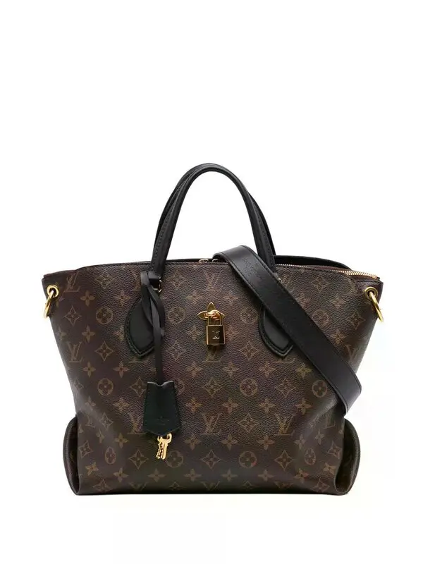 LOUIS VUITTON 2019 Monogram Flower Zipped Tote Mm Satchel