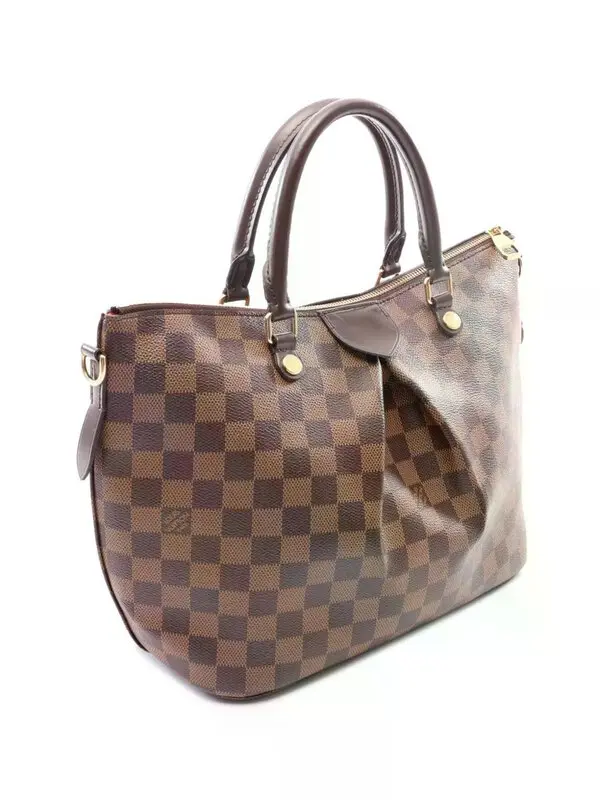 LOUIS VUITTON 2017 Damier Ebene Siena Mm Satchel