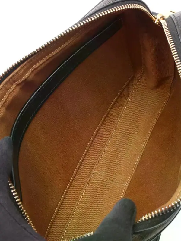 Celine 2015-2026 Medium Triomphe Coated Canvas Logo Crossbody Bag