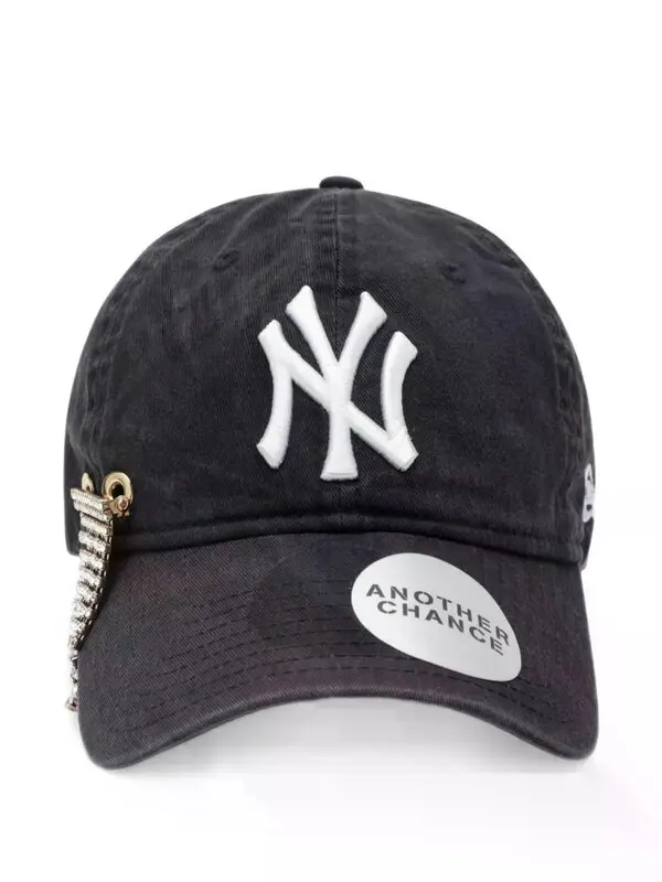 ANOTHER CHANCE Crystal-embellished Logo-embroidered Cap