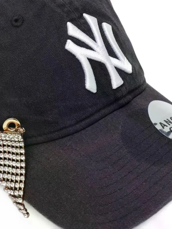 ANOTHER CHANCE Crystal-embellished Logo-embroidered Cap