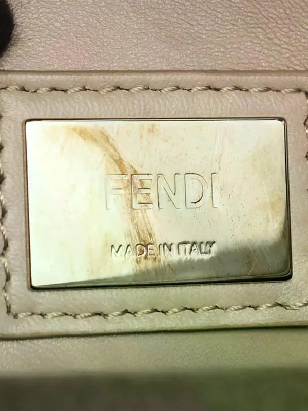 Fendi 2010-2026 Medium Leather Peekaboo Iconic Satchel