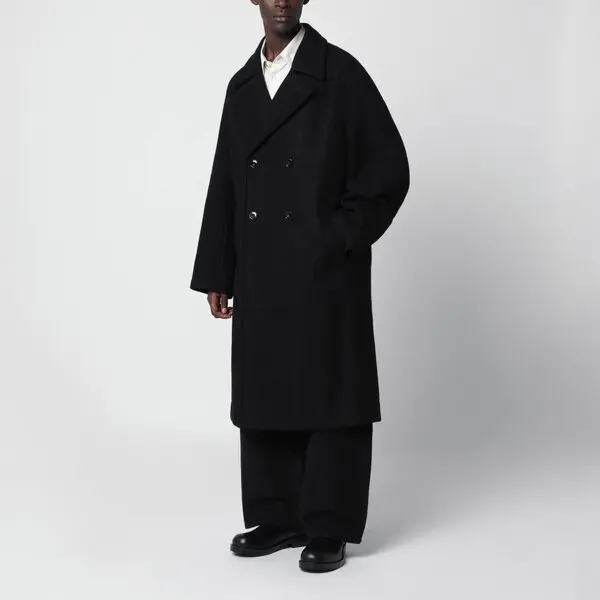 LEMAIRE Double-breasted Coat In Wool And Alpaca