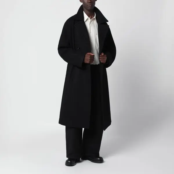 LEMAIRE Double-breasted Coat In Wool And Alpaca